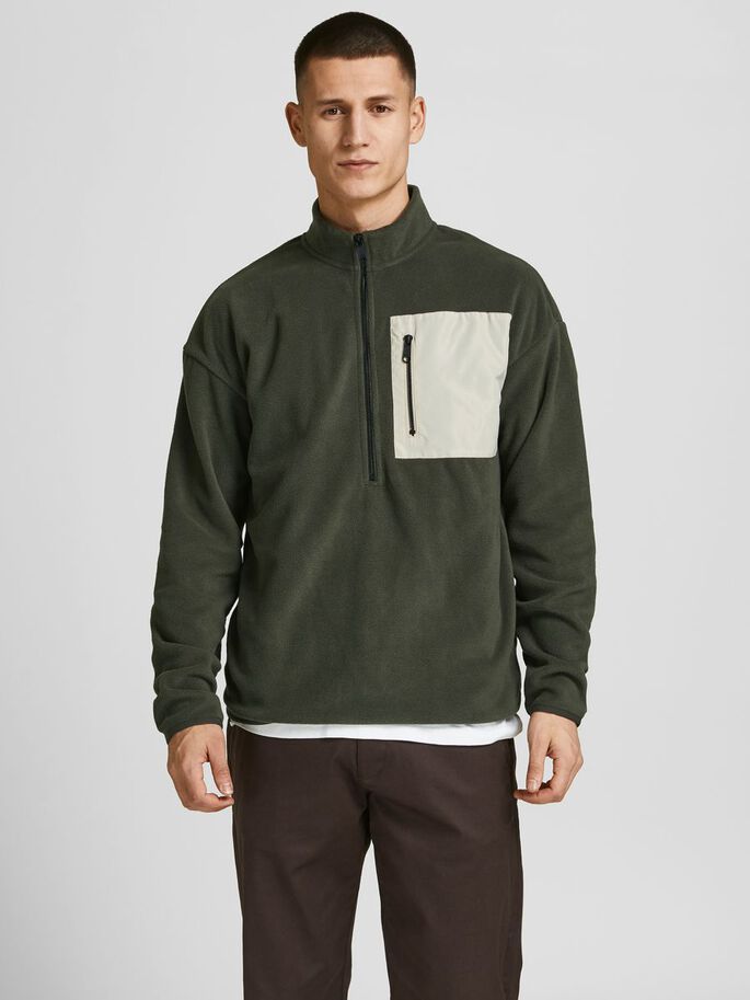JCOBANG SWEAT HALF ZIP CBO – Elegance Memo Shop